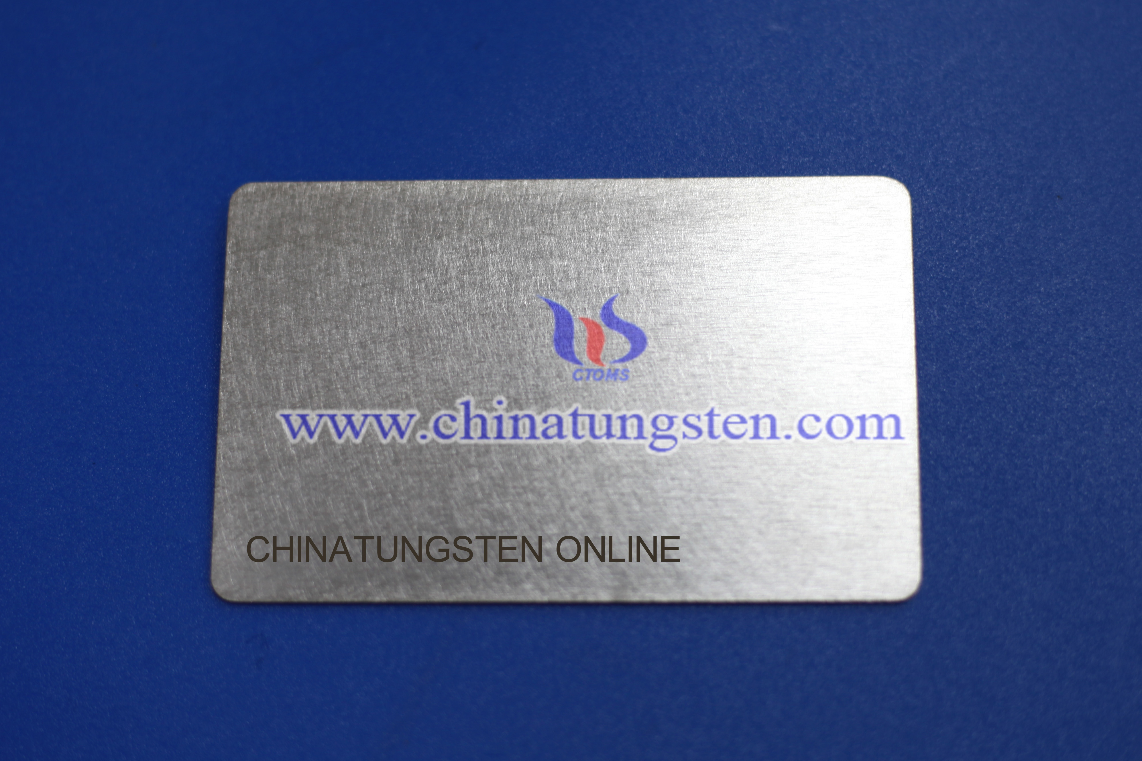 Tungsten Alloy Gold Plated Business Card